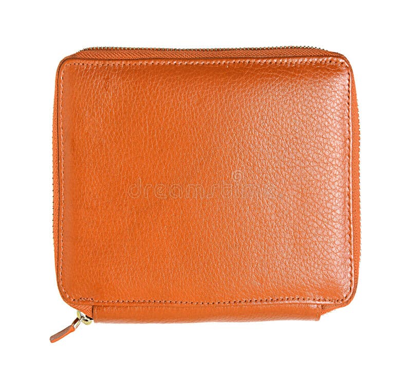 Orange Pencil Case Isolated Stock Photo - Image of variety, detail ...