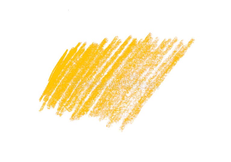 Orange pencil scribble stock illustration. Illustration of brush ...