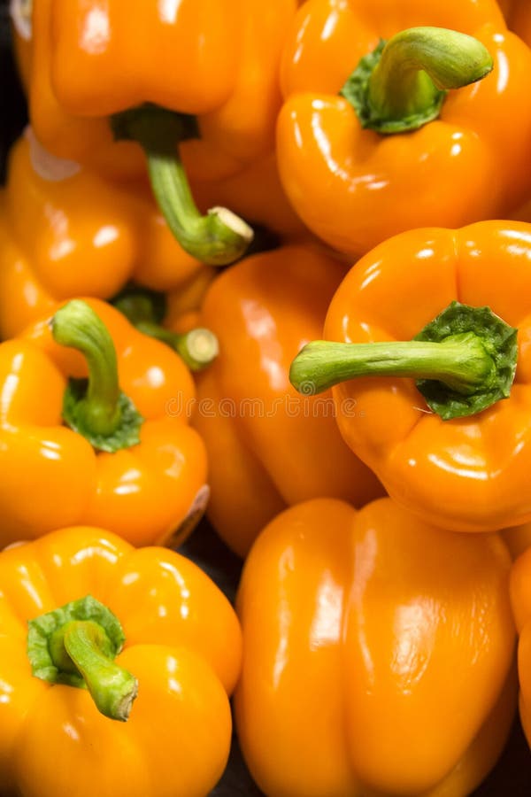 Orange Peppers stock photo. Image of orange, veggetables - 71909202