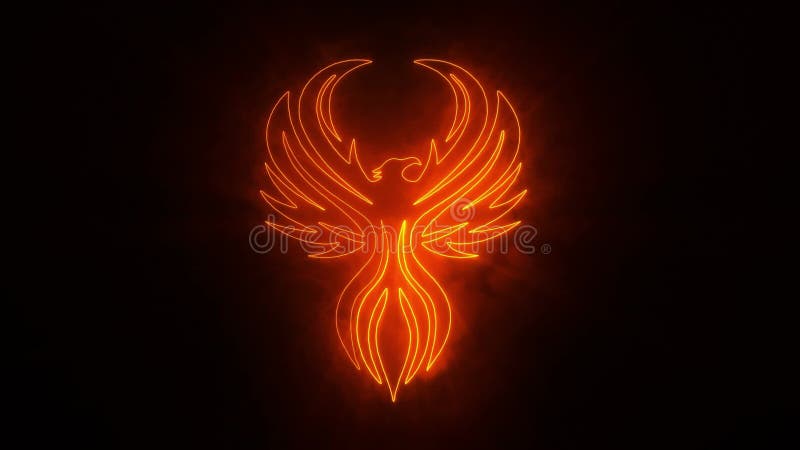 Phoenix Eagle Animated Logo - Loop Graphic Element Overlay V4 Stock ...