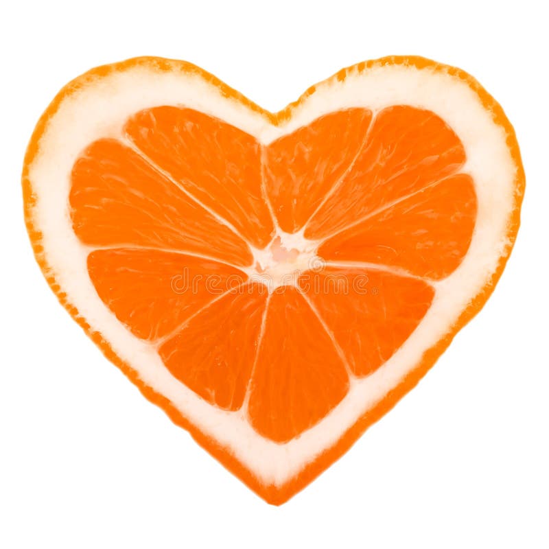 Orange stock photo. Image of bright, heart, color, object - 39976362