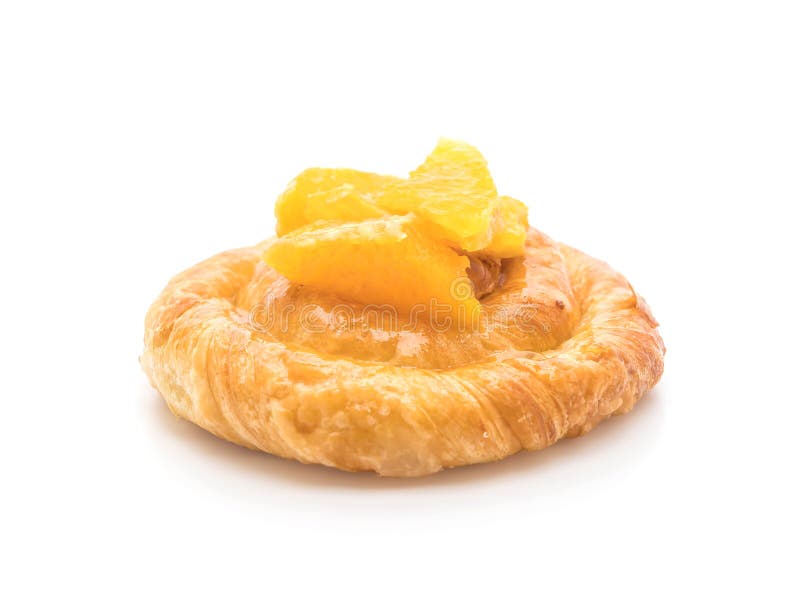 Orange pie on white stock photo. Image of healthy, homemade - 104165158