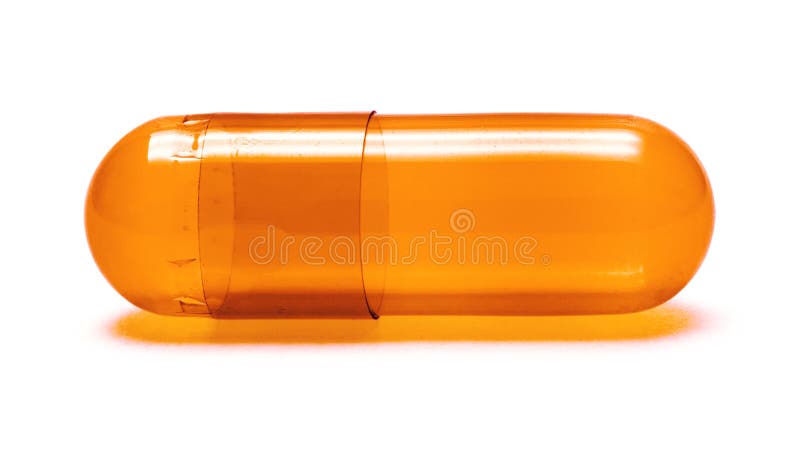Orange Pill stock photo. Image of antibiotics, science - 19553008