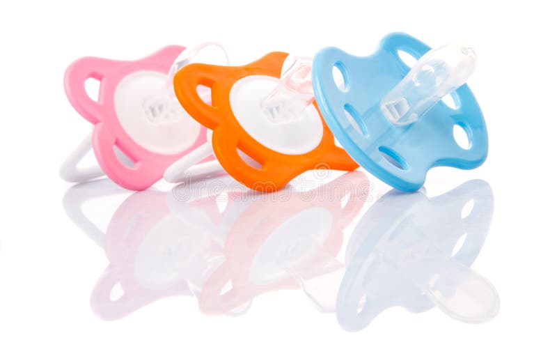 Blue pacifier stock photo. Image of child, ring, object - 18015668