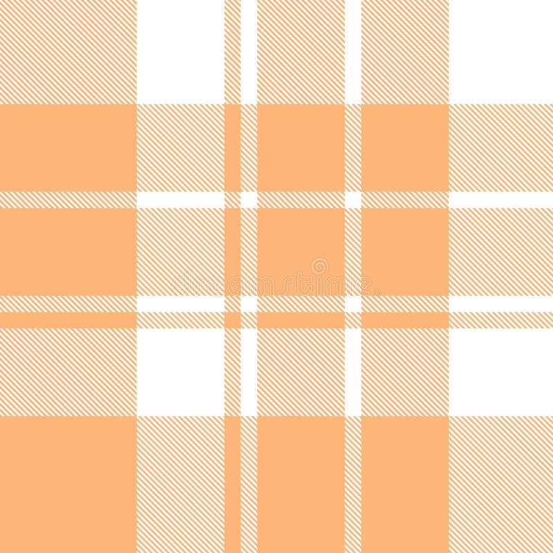 Orange Plaid Tartan Checkered Seamless Pattern Stock Vector ...