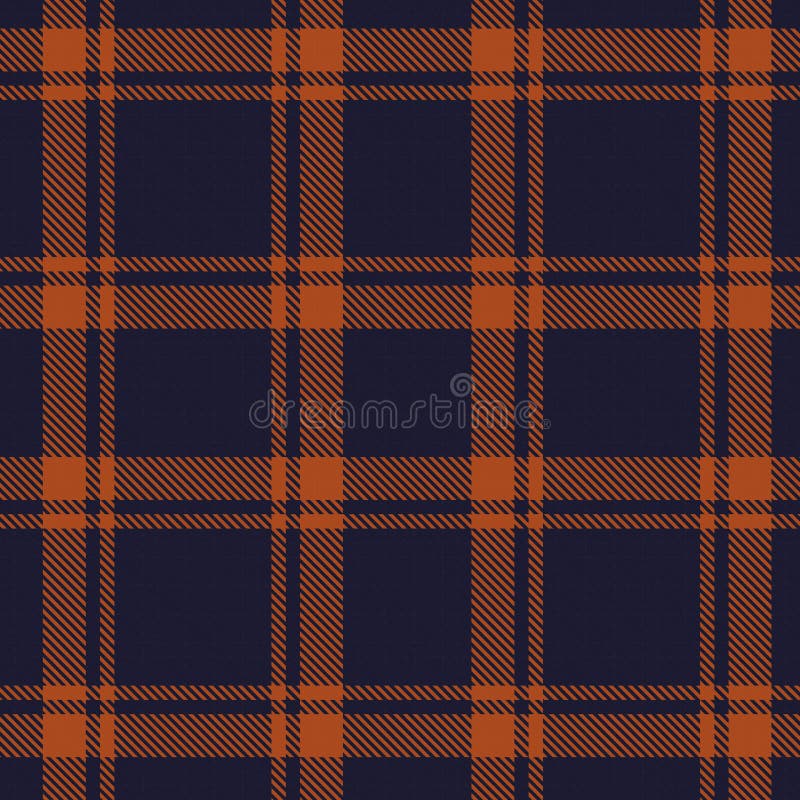 Orange Plaid Tartan Seamless Pattern Collection Stock Vector ...