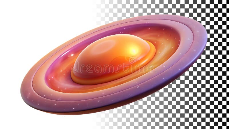 Orange Planet, Cosmic Sphere Space Object Png Transparent Image Generative AI Stock Illustration ...