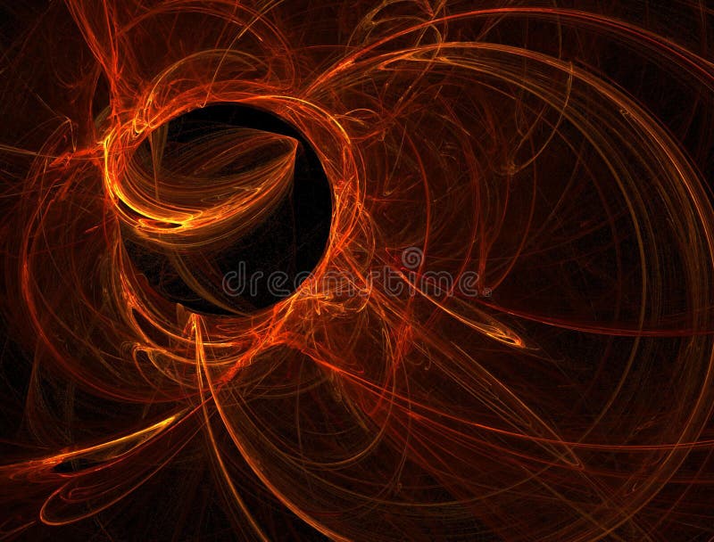 Orange plasma ball stock illustration. Illustration of fractal - 1109331