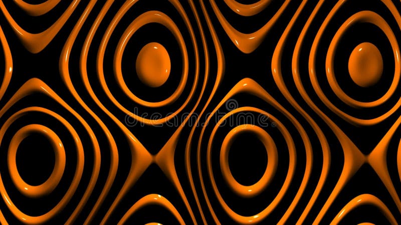 Orange Plasma Lines, Dark Background, Luxury, Reflection, Unique Design ...