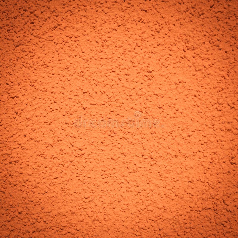 Orange Plaster Background Wall Stock Photo - Image of construction ...
