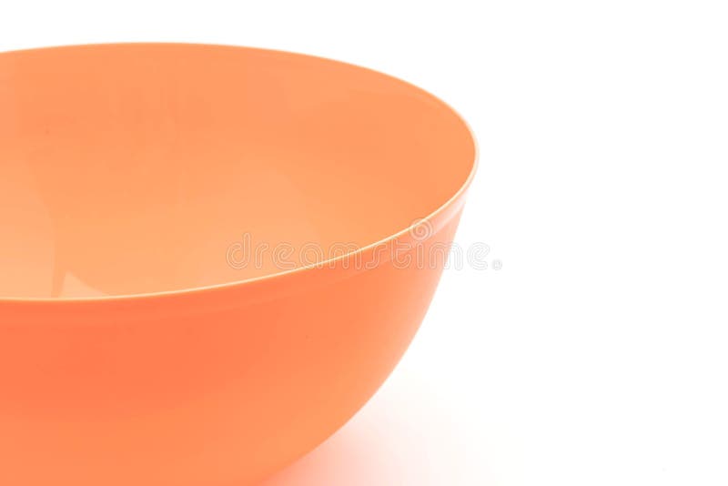 Orange plastic bowl stock image. Image of containers - 92761457