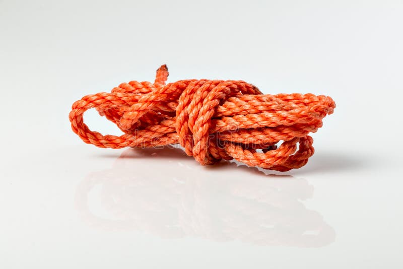 Orange plastic rope stock photo. Image of rope, power - 79298710