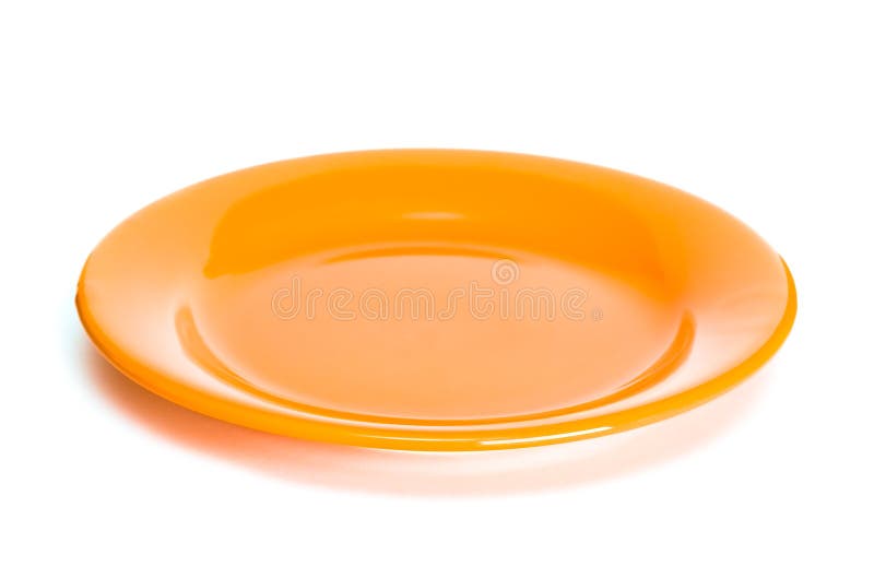 Orange on Plate Still Life stock image. Image of orange - 104448323