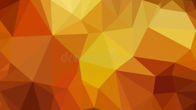 Orange Polygon Abstract Background Stock Vector - Illustration of ...