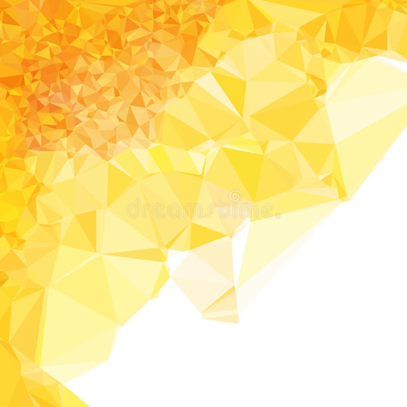 Orange Polygonal Background with the Place for the Text Stock Vector ...