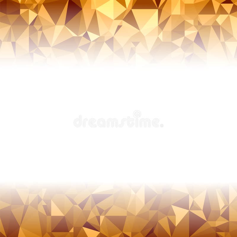 Orange Polygonal Background. Triangular Pattern. Low Poly Texture ...