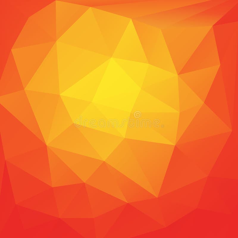 Orange Polygonal Pattern. Abstract Background Stock Vector ...