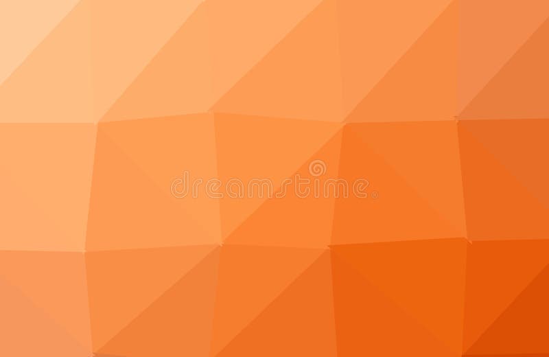Orange Polygonal Pattern, Which Consist of Triangles. Geometric ...
