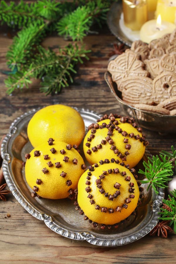 Orange pomander ball stock image. Image of floristry - 166726455