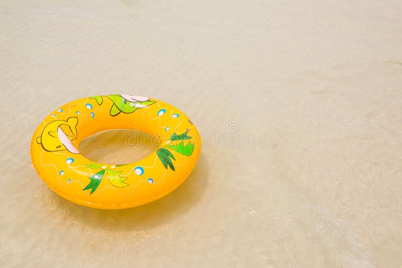 Orange Pool Float, Pool Ring on the Beach Stock Image - Image of condo ... Orange Pool Float, Pool Ring on the Beach Stock Image - Image of condo ...
