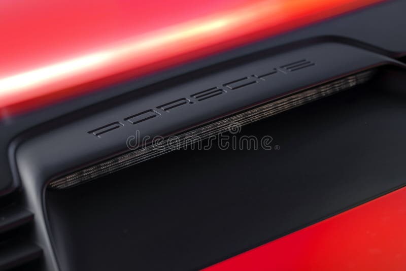 Orange Porsche 911 GT3 RS Luxury Porsche Script Editorial Photography ...