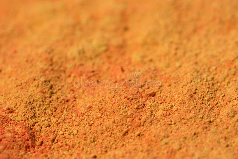 Orange Powder Pigment Art Texture Background Stock Image - Image of ...