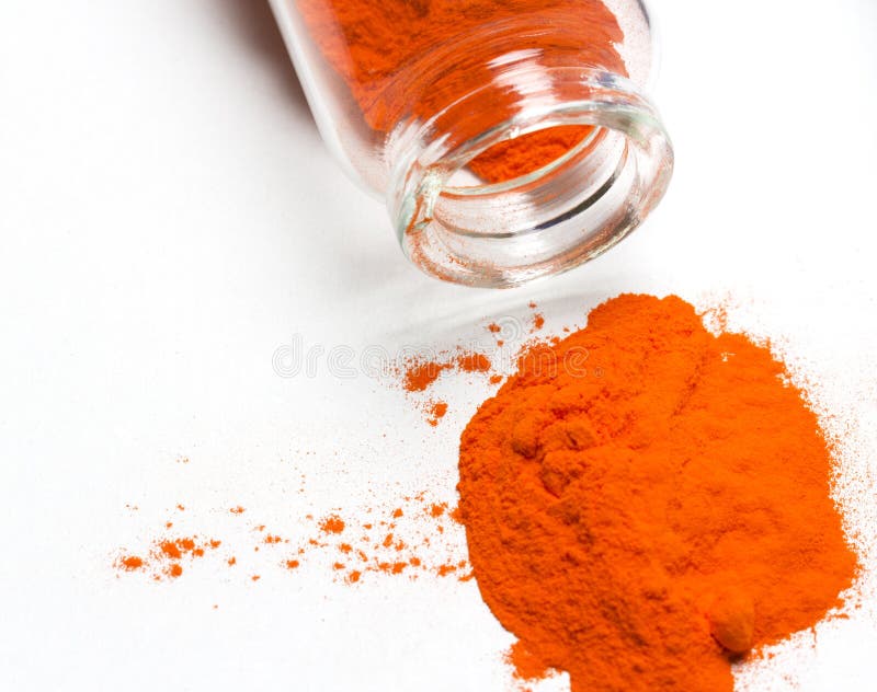 Orange powder stock image. Image of industrial, glass - 47168041
