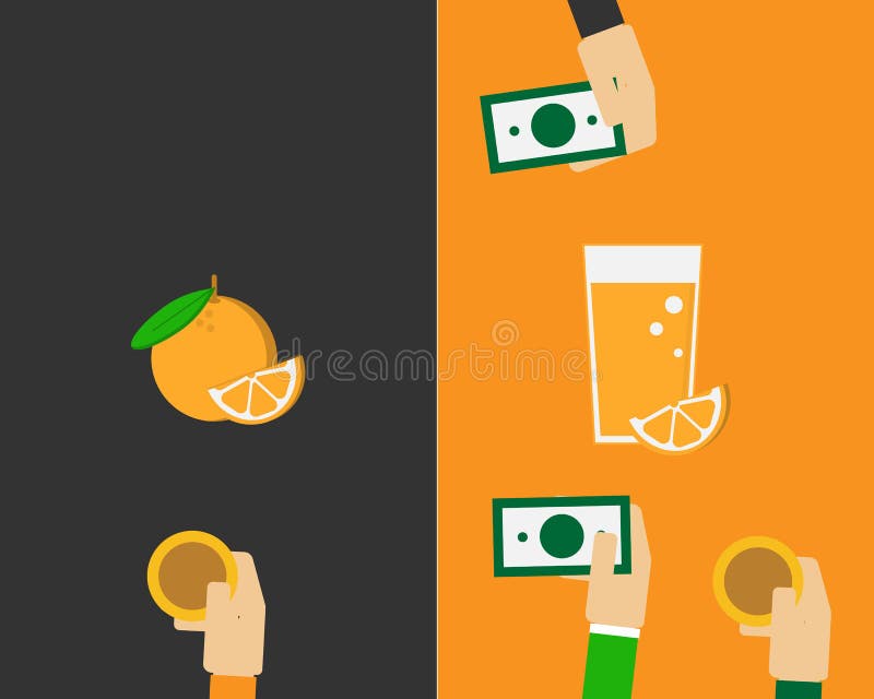 Orange Product To Increase Sales Value Vector Stock Vector ...