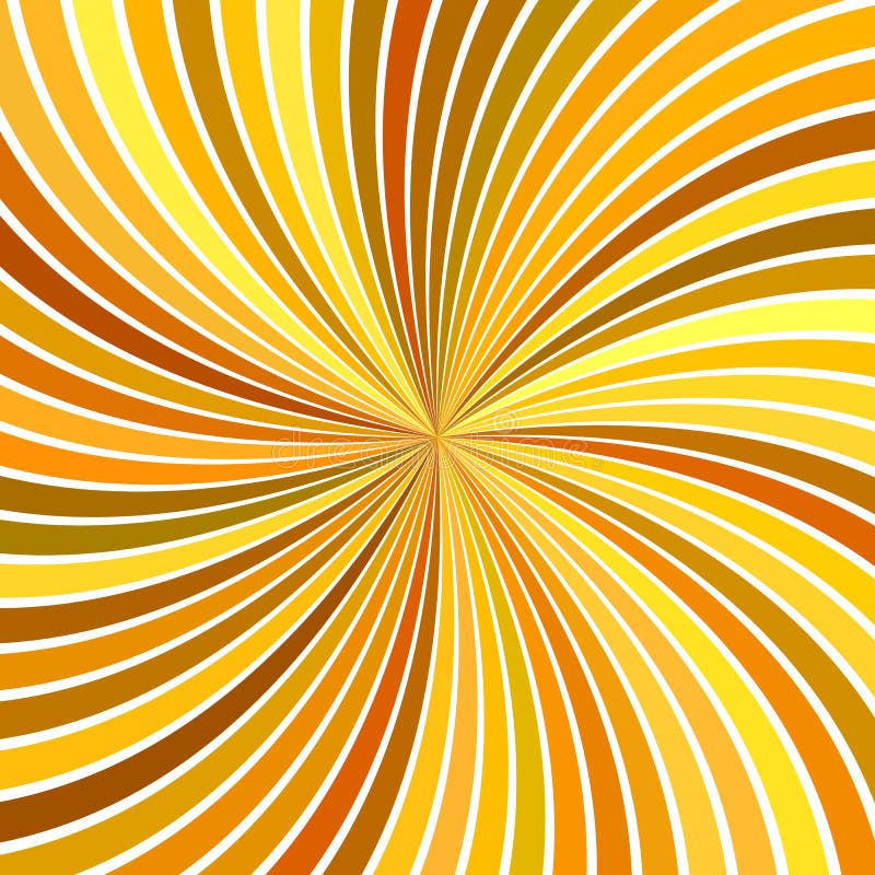Orange Psychedelic Abstract Ray Burst Stripe Background - Vector ...