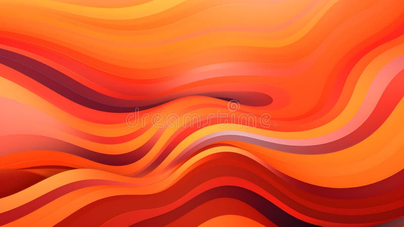 Orange Psychedelic Retro 80 S Style Backdrop with Vibrant Shapes Stock ...