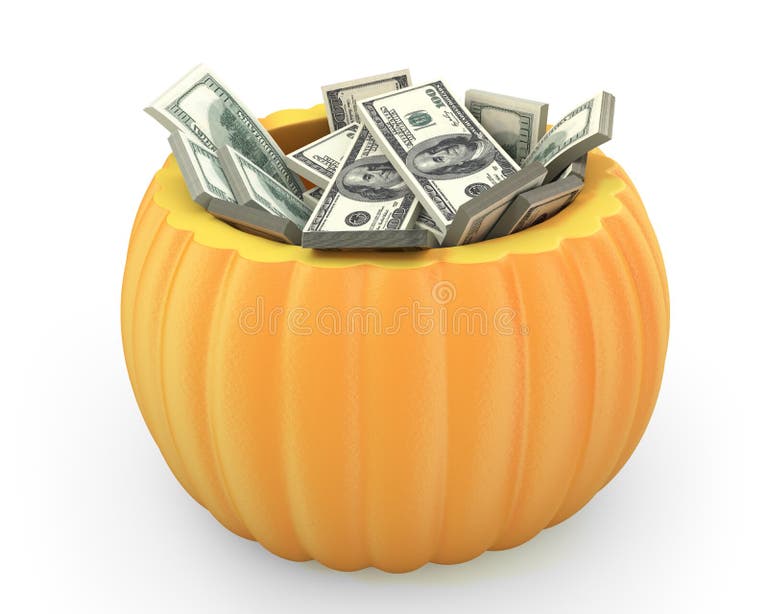 Pumpkin Money Stock Illustrations – 1,100 Pumpkin Money Stock ...