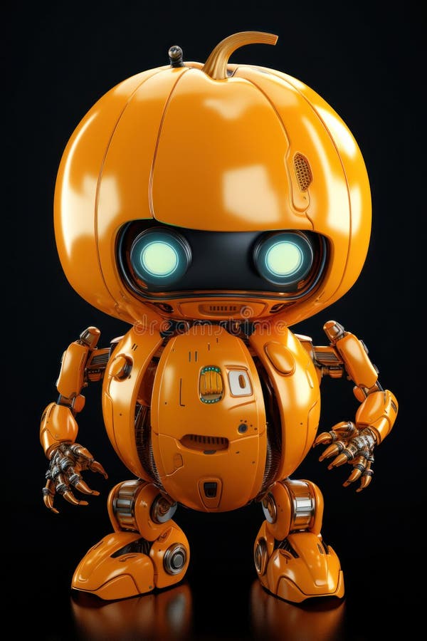 Pumpkin Robot Stock Illustrations – 286 Pumpkin Robot Stock ...