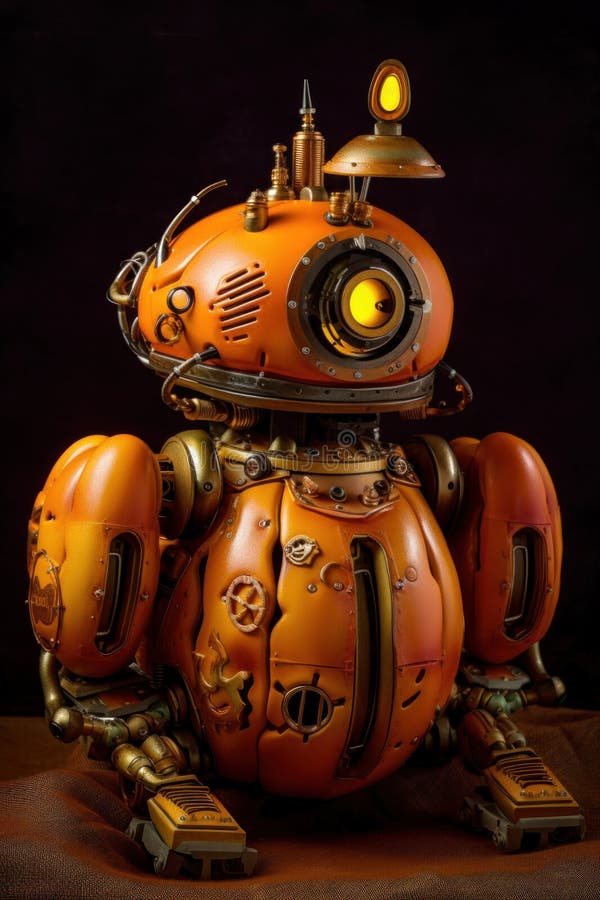 Steampunk Orange Stock Illustrations – 546 Steampunk Orange Stock ...