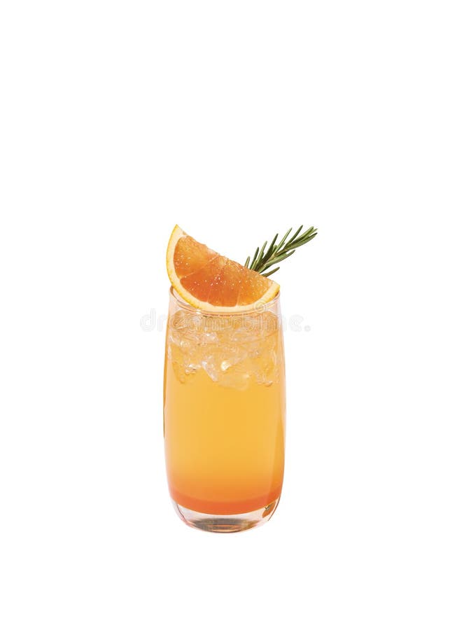 Orange Punch Cocktail at Summer Beach Bar. Stock Image - Image of juice ...