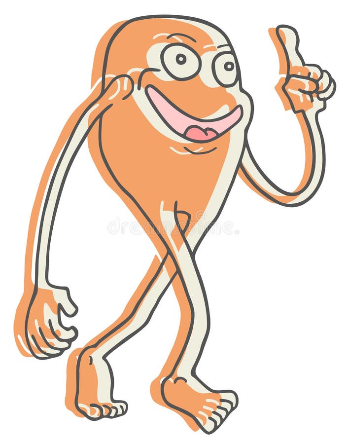 Orange puppet stock vector. Illustration of person, single - 31439732