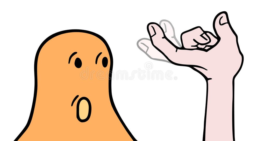 Orange puppet stock vector. Illustration of drawing, character - 32211620