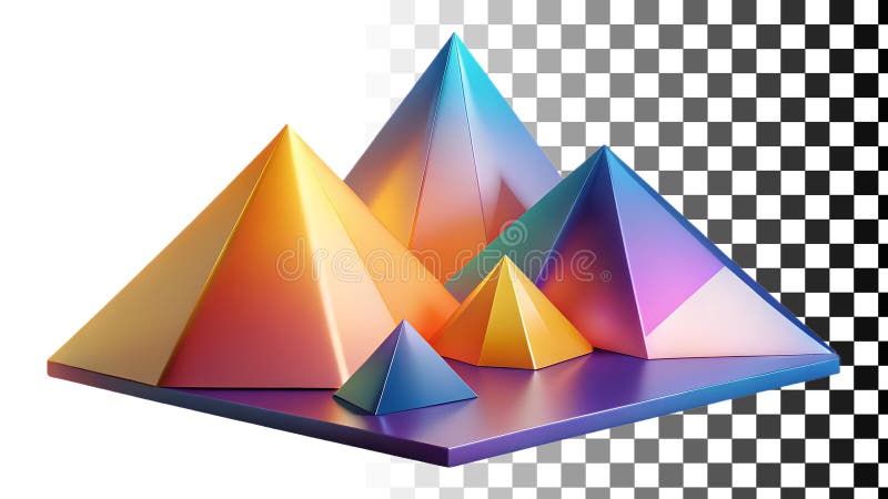 Orange Pyramid Chart, Graph Pyramid, Data Chart, and Infographic ...