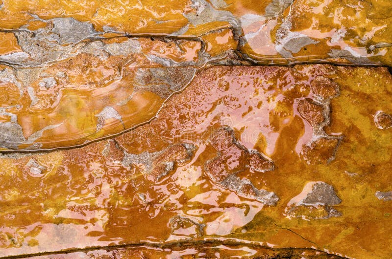 Orange Quartzite Rock stock photo. Image of nature, bumpy - 25641402