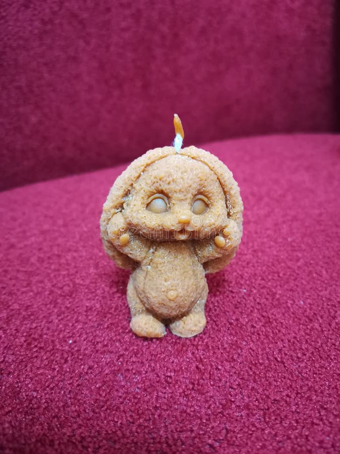 Orange Rabbit from the Gift Box in Red Stock Photo - Image of rabbit ...