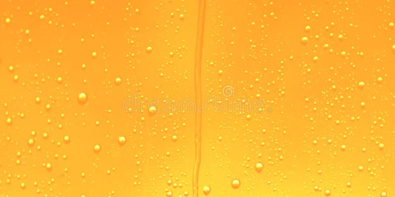 Orange Rain Drops Abstract Background Template Stock Photo - Image of ...