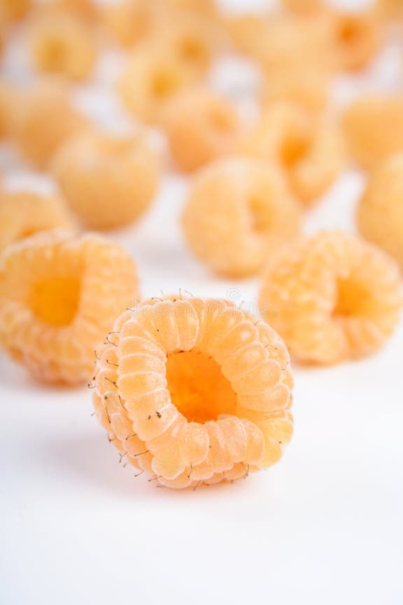 Orange raspberries stock image. Image of nutrient, bright - 51669383