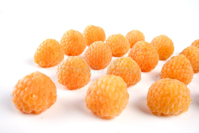 Orange raspberries stock image. Image of breakfast, meal - 51671117