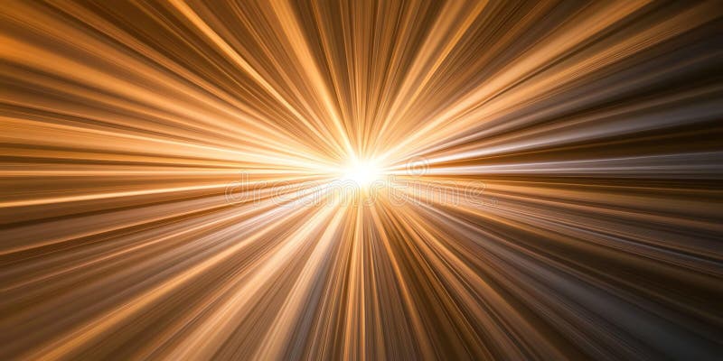 Orange Ray of Light, AI Generated Stock Illustration - Illustration of ...