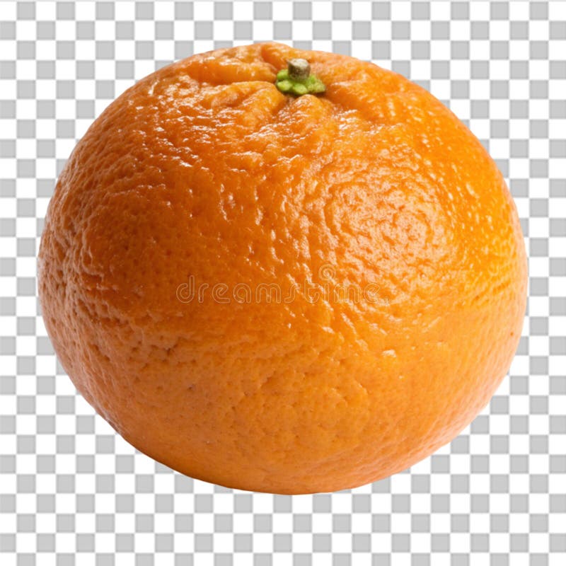 Orange Realistic Fruit Isolated on Transparent Background Stock ...