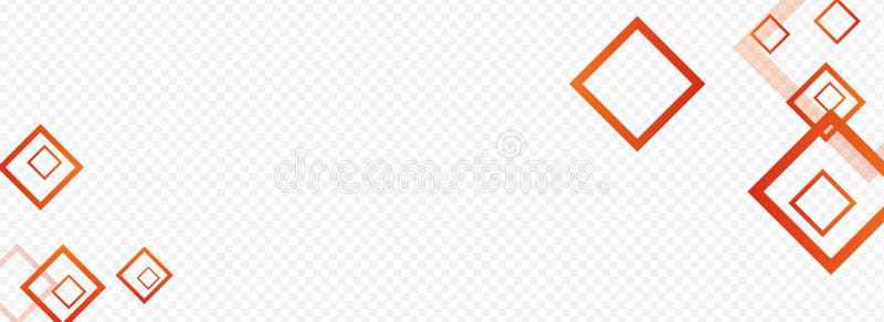 Orange Rectangle Concept Vector Panoramic Stock Vector - Illustration ...