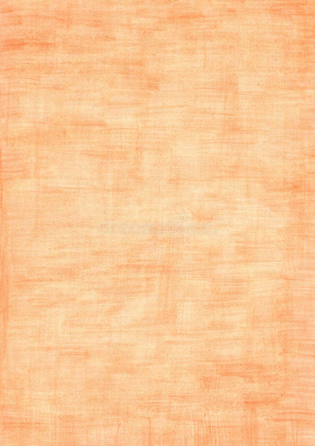 Orange Rectangle Sheet of Paper Colored with Pencil Stock Illustration ...