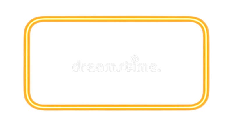 Neon Glowing Border Rectangle Sign Stock Illustrations – 3,499 Neon ...