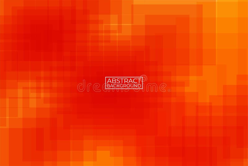 Orange Red Abstract Rectangle Geometric Background Vector Illustration ...