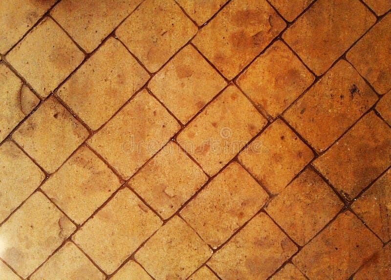 Orange and Red Brick Walkway. Sidewalk. Texture Stock Photo - Image of ...