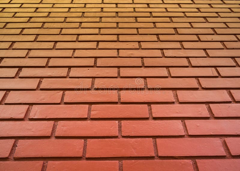 Orange and red brick wall stock photo. Image of architecture - 63015136
